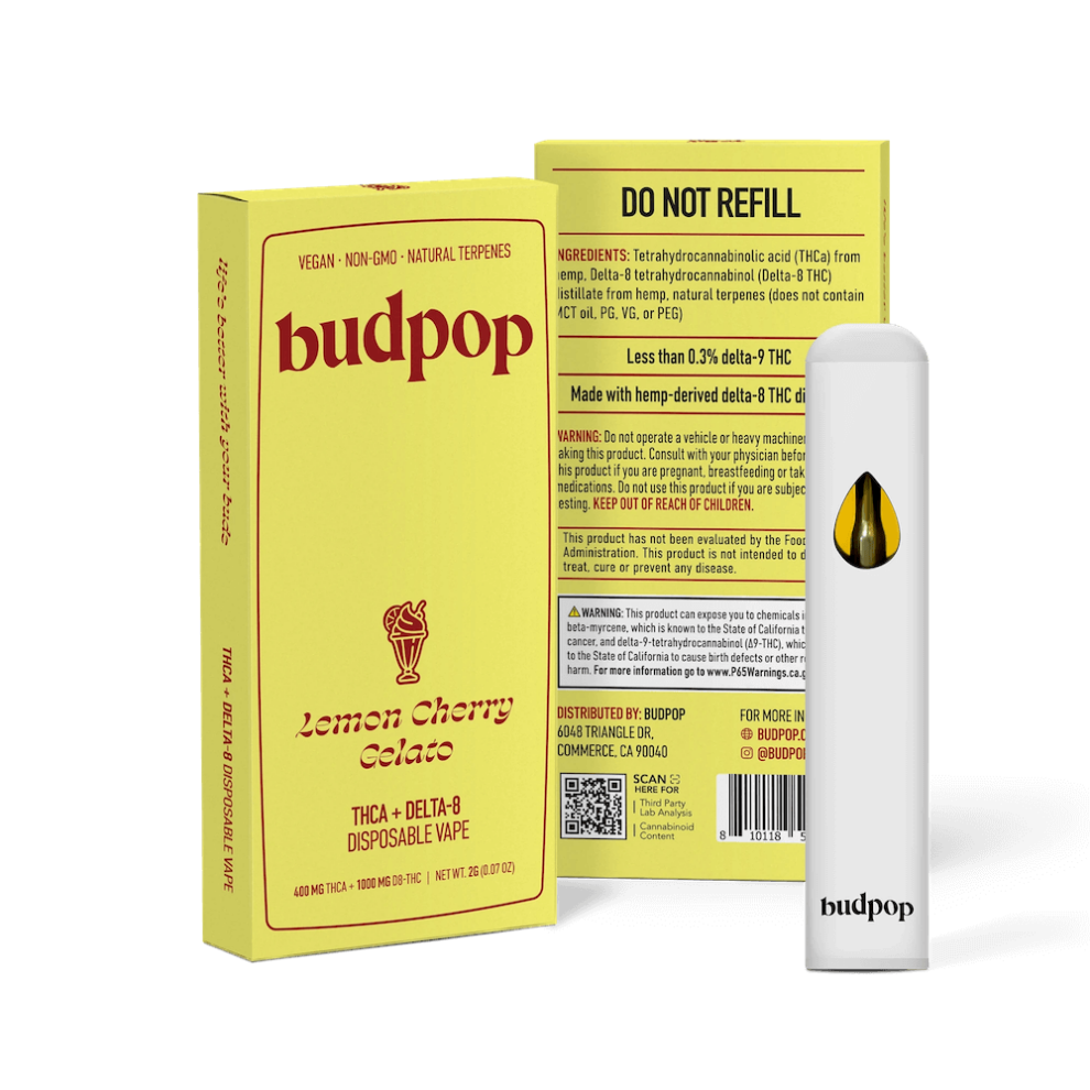 THC Cartridges & Vape Pens At BudPop