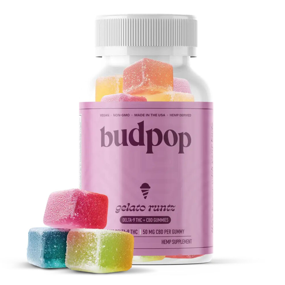 1500mg Edible - CBD & THC Gummies - Budpop